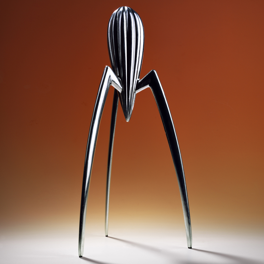 JUICY Salif Modern Design Citrus Juicer In Polished Aluminum Stardust