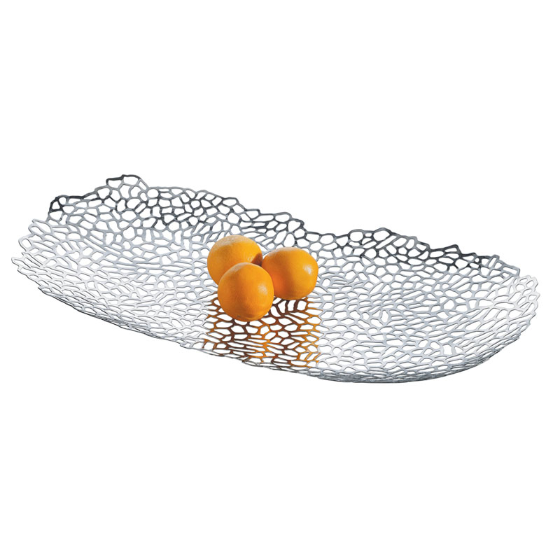 Alessi Opus Long Display/Fruit Centerpiece Tray in Steel by Guido ...