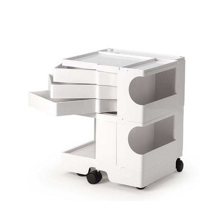 Joe Colombo Boby Trolley B23 — 2 Sections, 3 Drawers | B-Line | Stardust